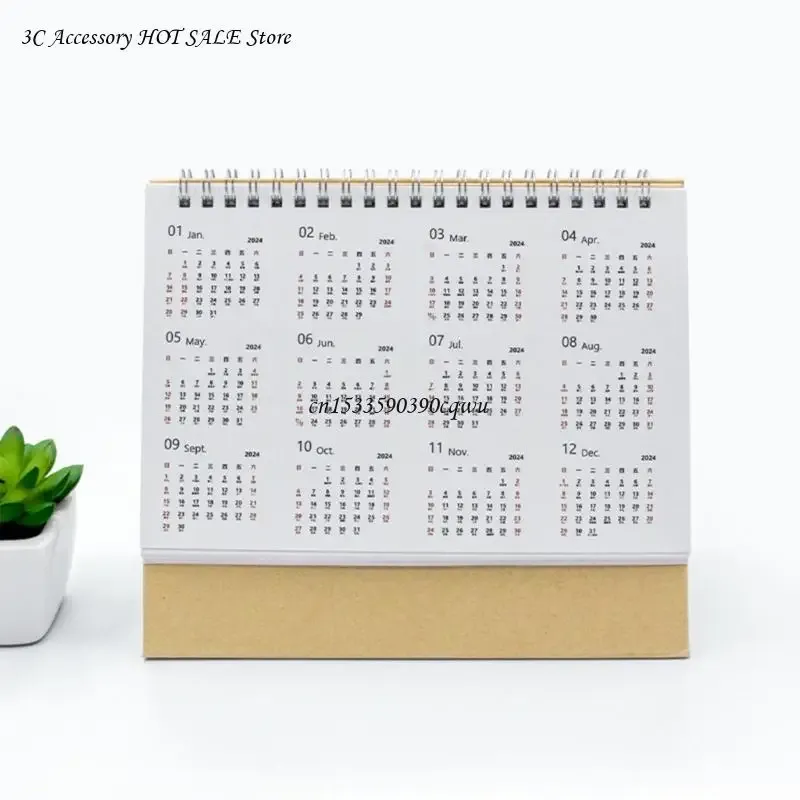 Wholesale 2024 Portable Mini Desk Perpetual Calendar Stylish Monthly ...