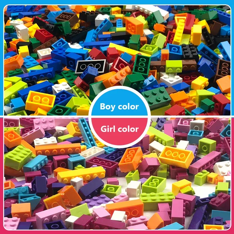 Small Building Blocks Colorful Brick Set: Mini Bricks Base Plates For ...