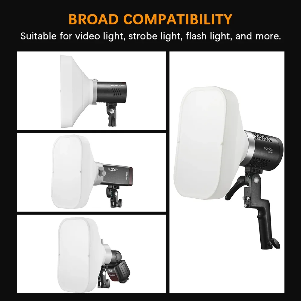 DHgate.com:2024 Godox 3-in-1 Portable Softbox Kit ML-CS1625/ML-CD15 for Studio Photography ...