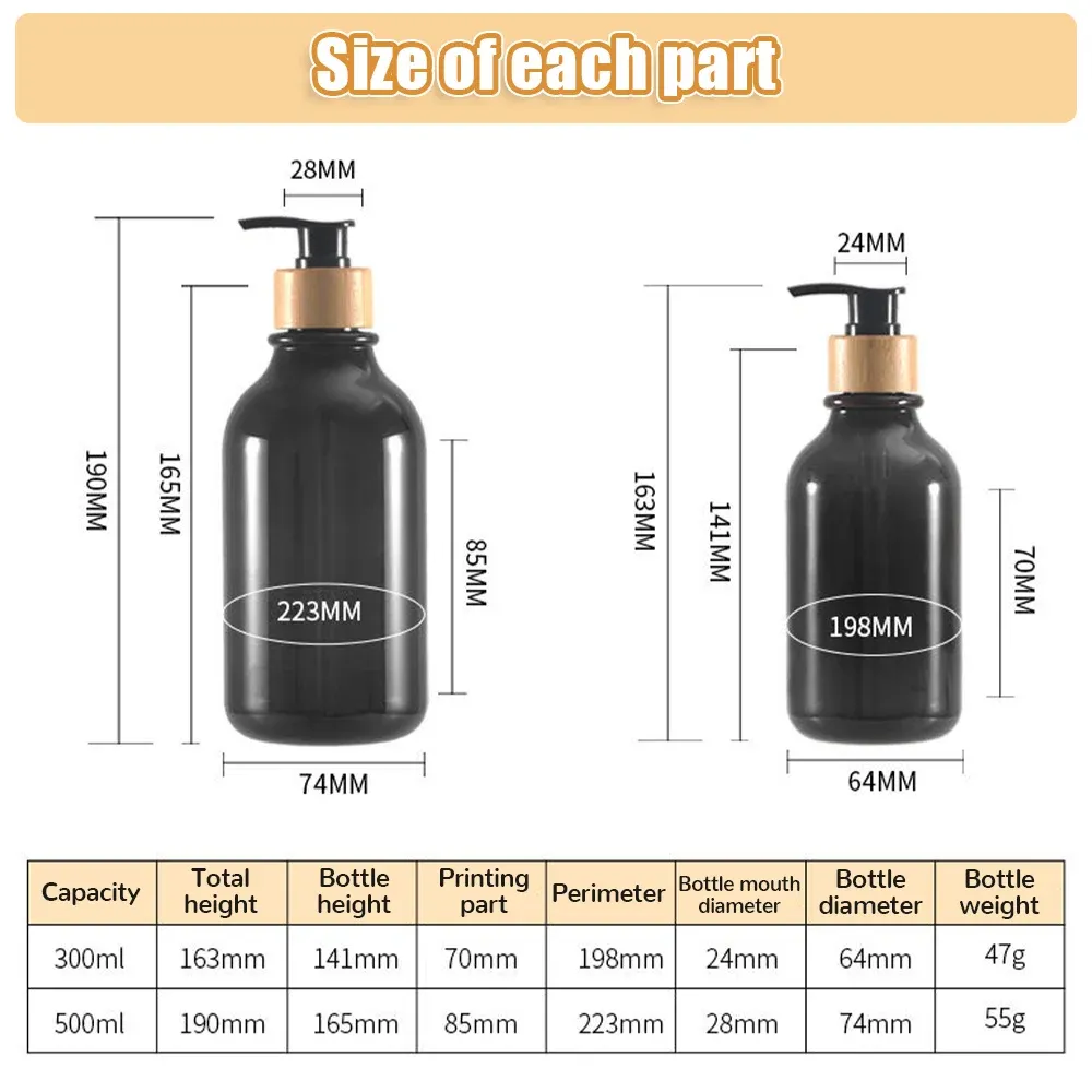 2-Piece White Refillable Liquid Soap Dispensers for Shampoo ...
