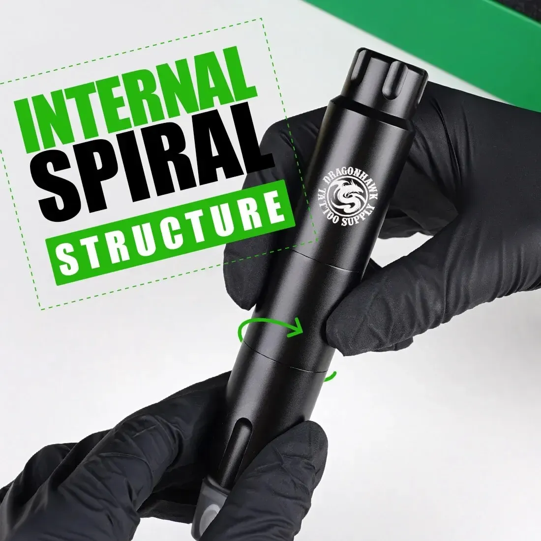 DHgate.com:Dragonhawk S12 Rotary Tattoo Machine Pen Kit, 3mm Stroke ...