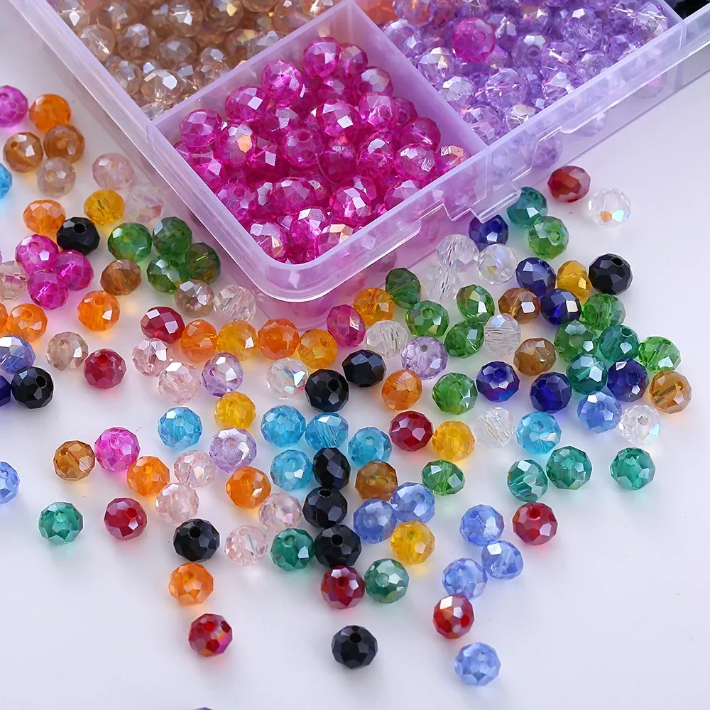 DHgate.com:AB Color 15-Color Set 4mm/6mm Round Crystal Glass Loose ...