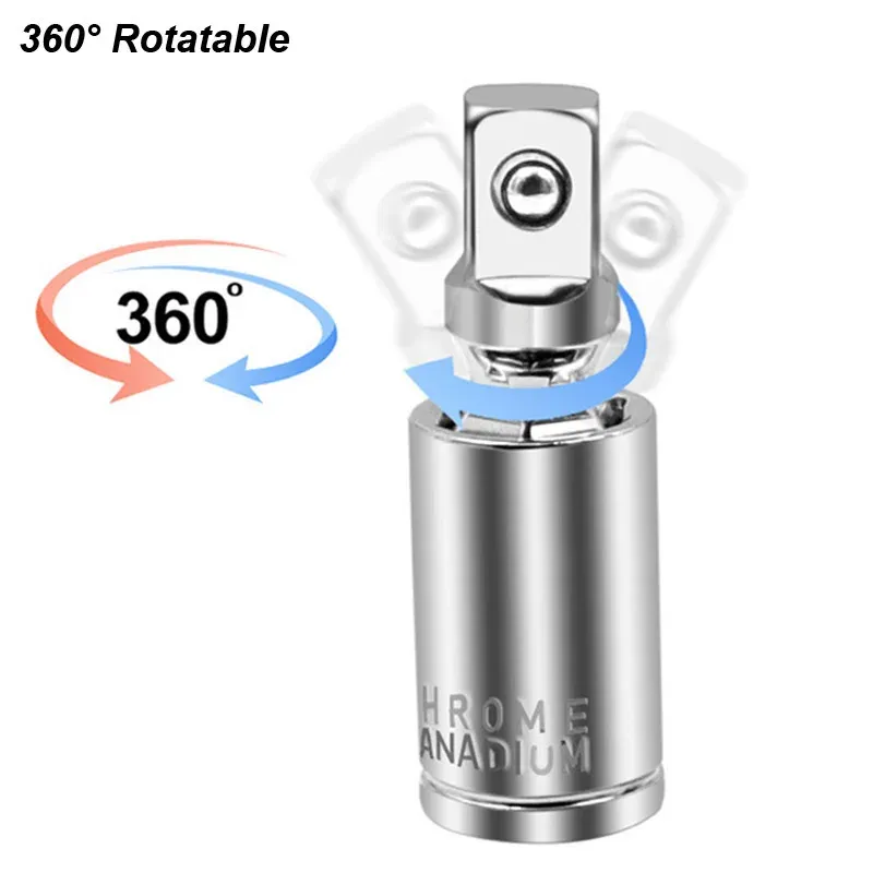 DHgate.com:Universal U-Joint Swivel Socket Adapter Set, 1/4, 3/8, 1/2 ...