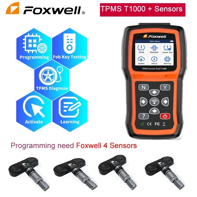 DHgate.com:Foxwell T1000 TPMS Tool: Advanced Tire Pressure Monitoring ...