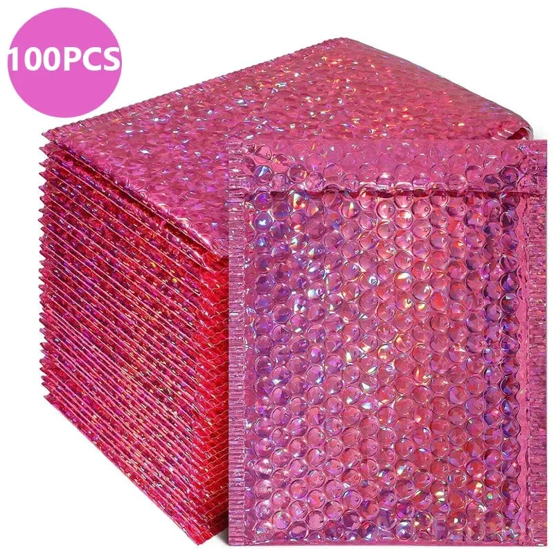 Pink Bubble Wrap Shipping Envelopes 6x9 in Padded Waterproof Mailing ...