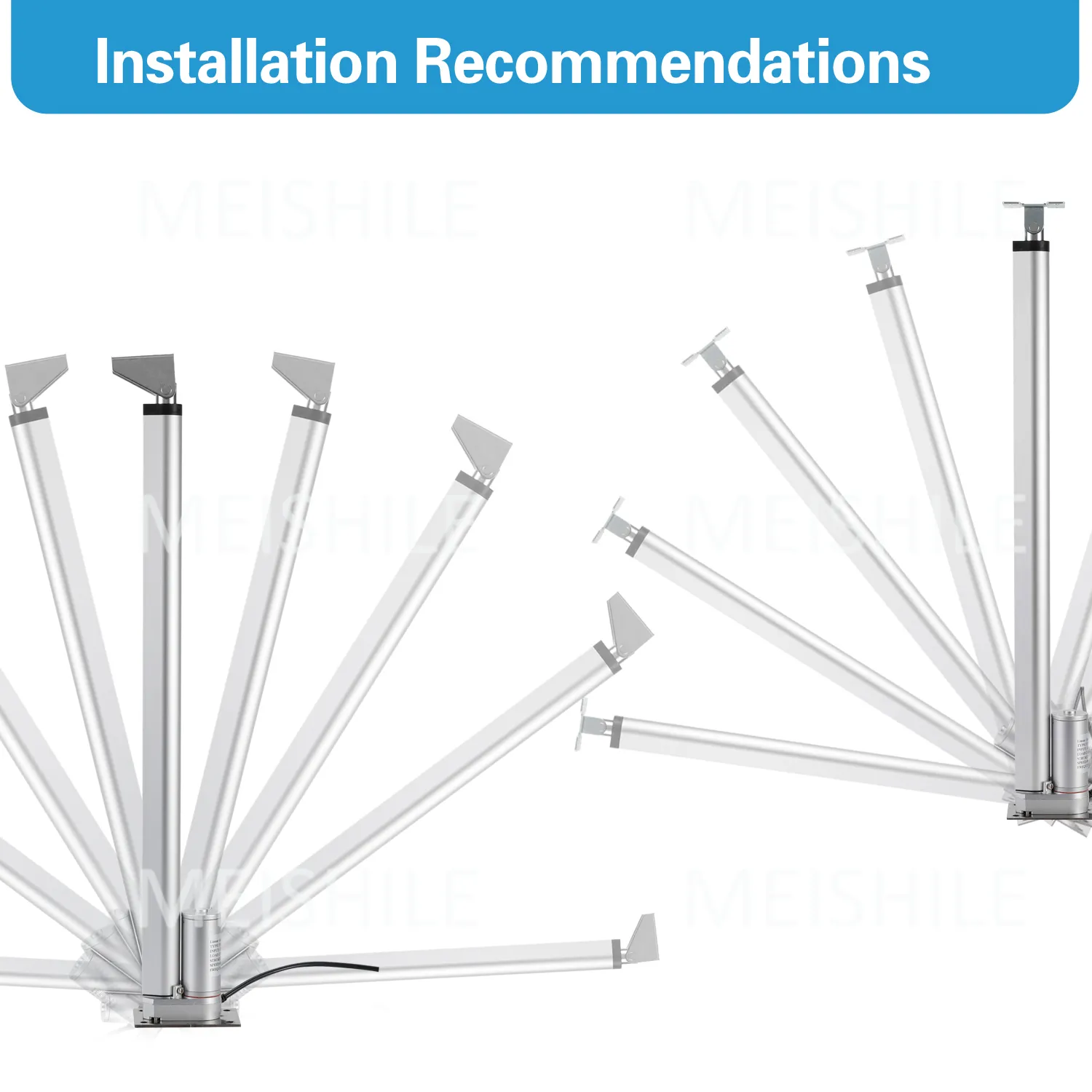 High-Precision 12V/24V Linear Actuator motor vehicles with Stroke for ...