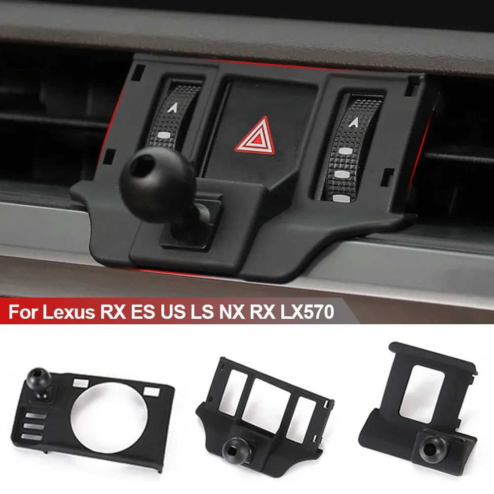 17mm Car Phone Holder Mount Fixed Bracket for Lexus ES UX LS RX 570 NX ...