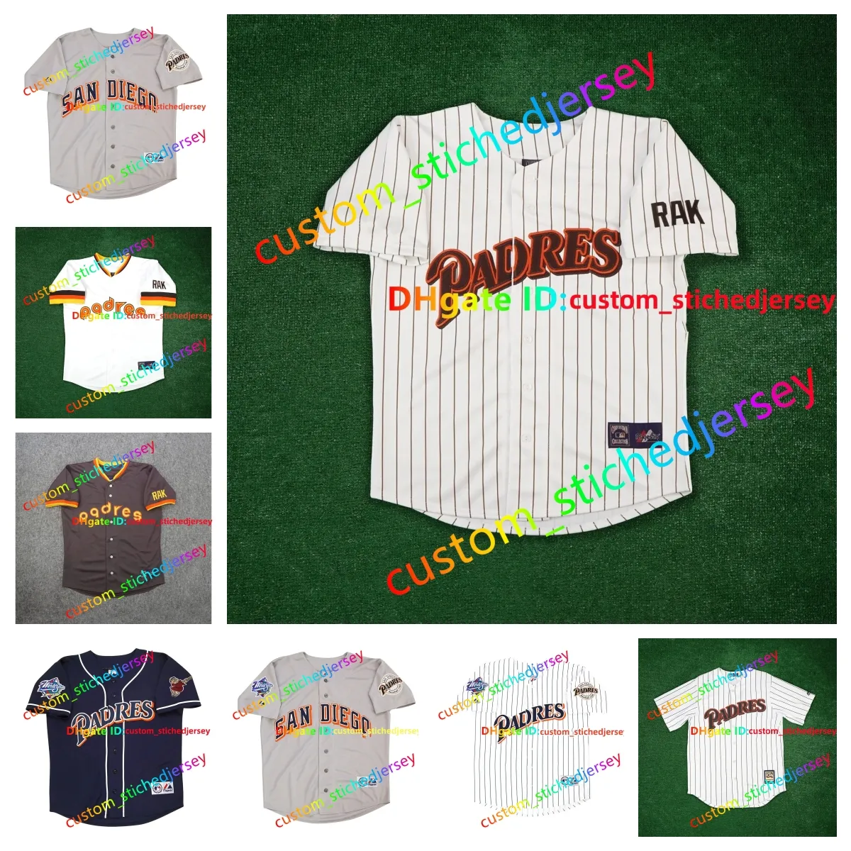 DHgate.com:Padres Vintage Baseball Jersey: Classic 1987 Throwback ...