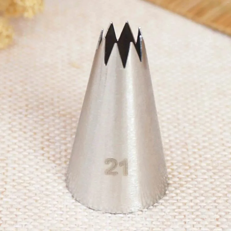 2024 Small Open Star Icing Piping Tips, Stainless Steel Cake Decorating ...
