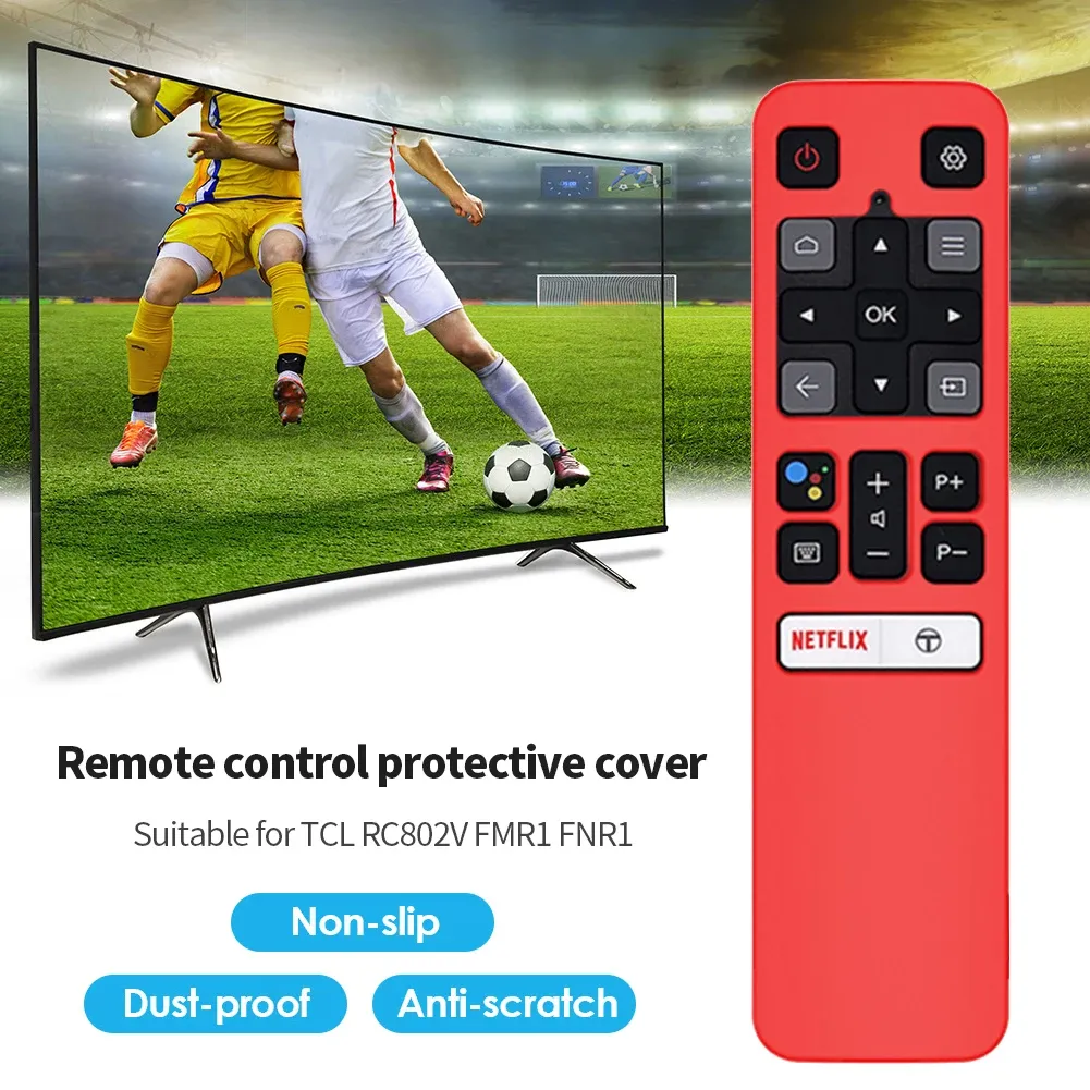TCL RC802V Remote Case Silicone Full Cover Lanyard for TCL FMR1 FNR1 ...