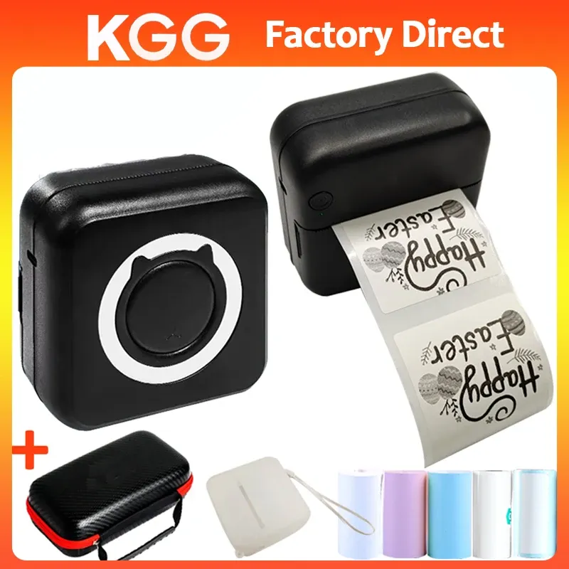 DHgate.com:2024 Mini Wireless Pocket Printer, Portable PU Bag ...
