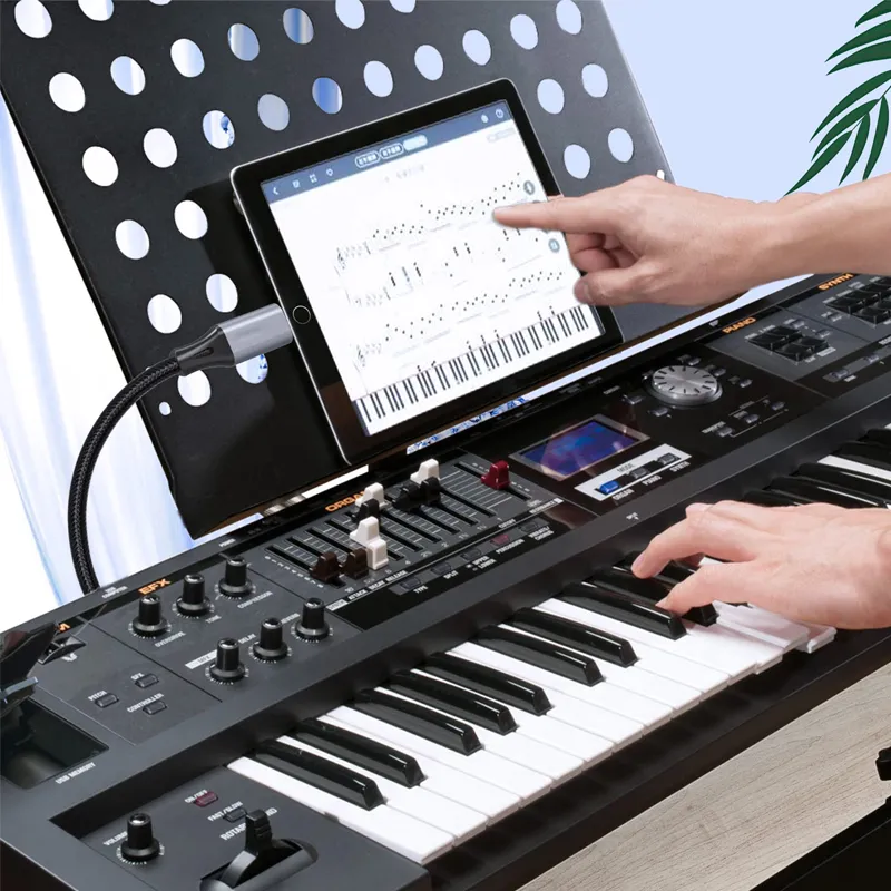 DHgate.com:8-Pin Lightning to MIDI USB OTG Adapter Cable for iPhone 14 ...