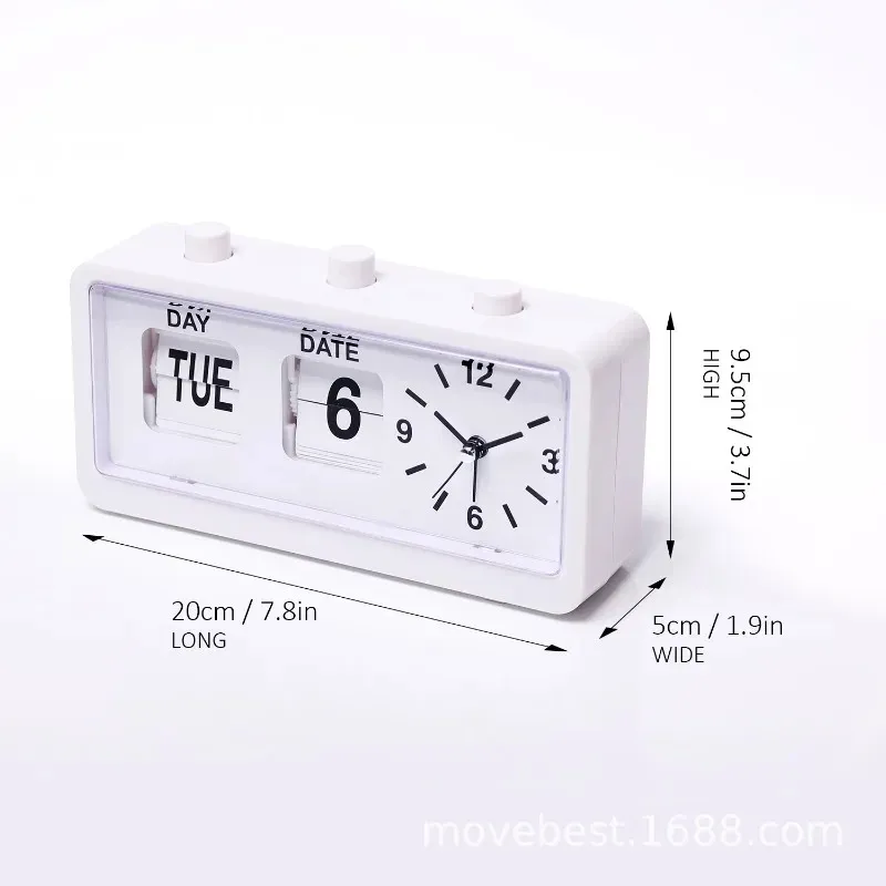 flip clock date and time