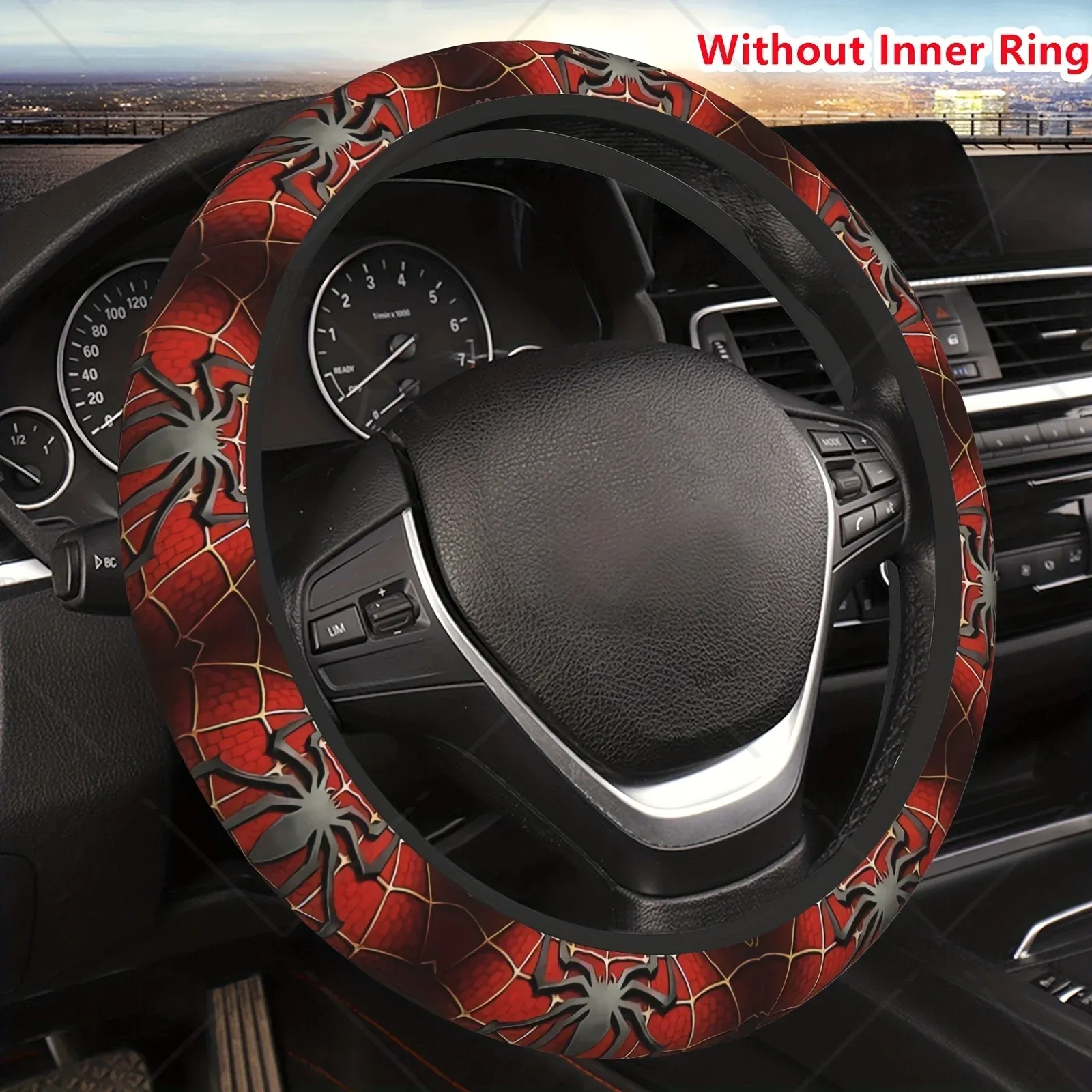Universal 15 Inch Red Spider Web Flame Steering Wheel Cover Cute Car Protector For Women And Men From Ddmylovely 12.28 DHgate.Com