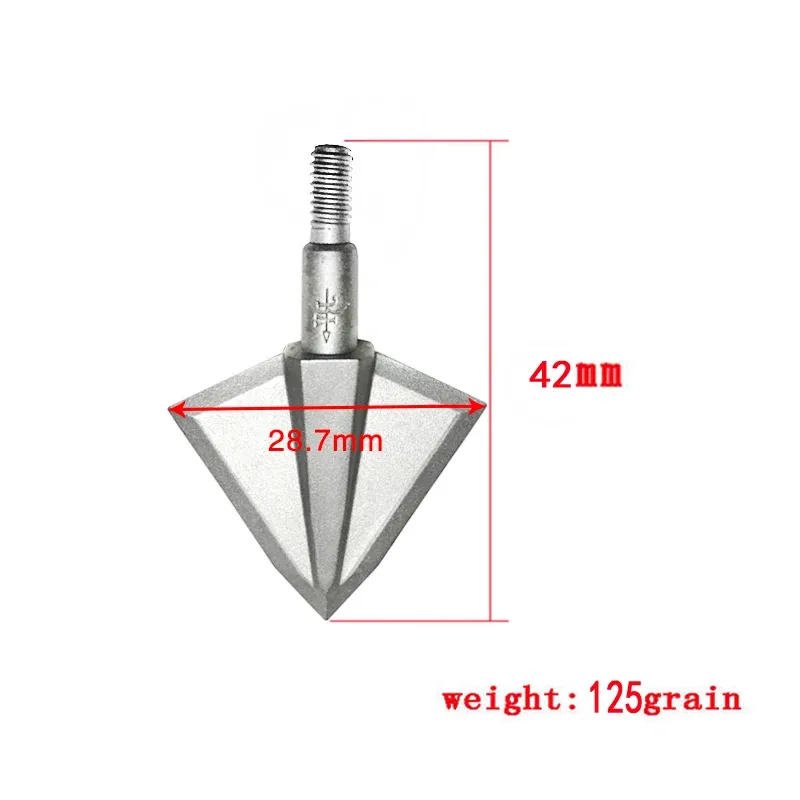 DHgate.com:6Pcs 125/150gr 2 Blades Broadhead Arrowhead Archery Hunting ...