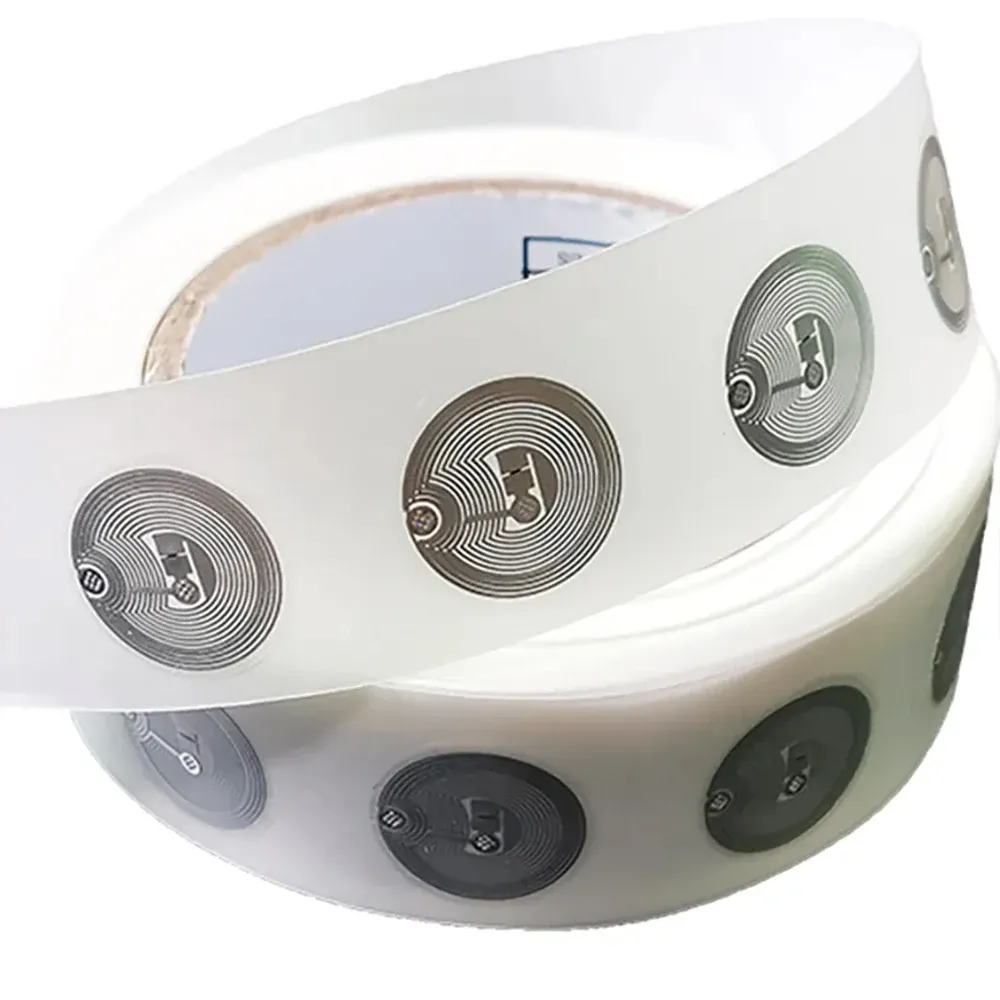 56MHz NFC RFID Smart Chip Sticker Token, 1K Rewritable Key Fobs Pack of ...