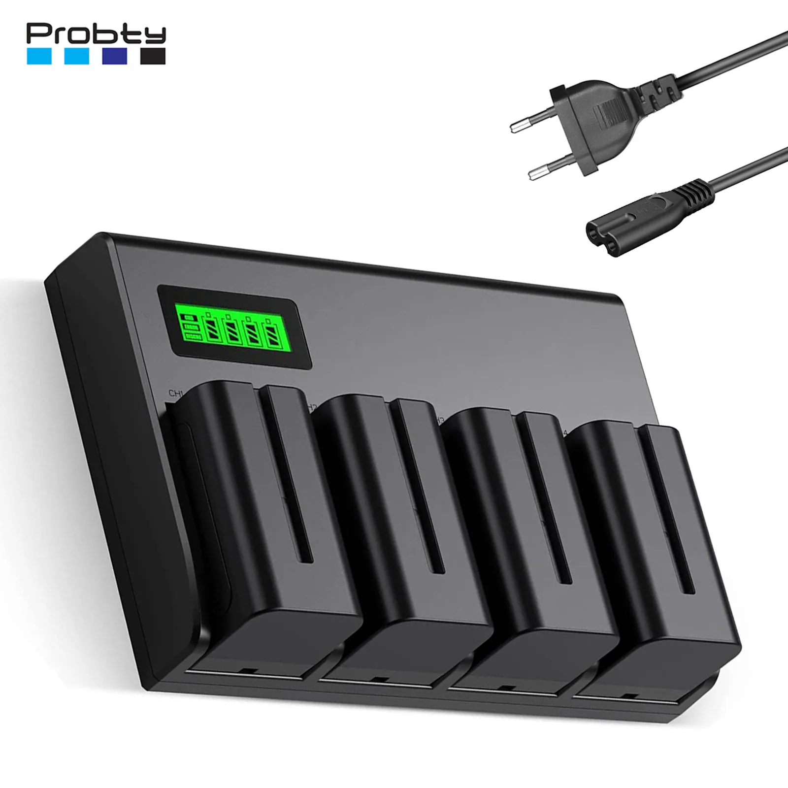 DHgate.com:5200mAh NP F750 NP F770 NP-F750 Battery + 4-Channel Charger ...