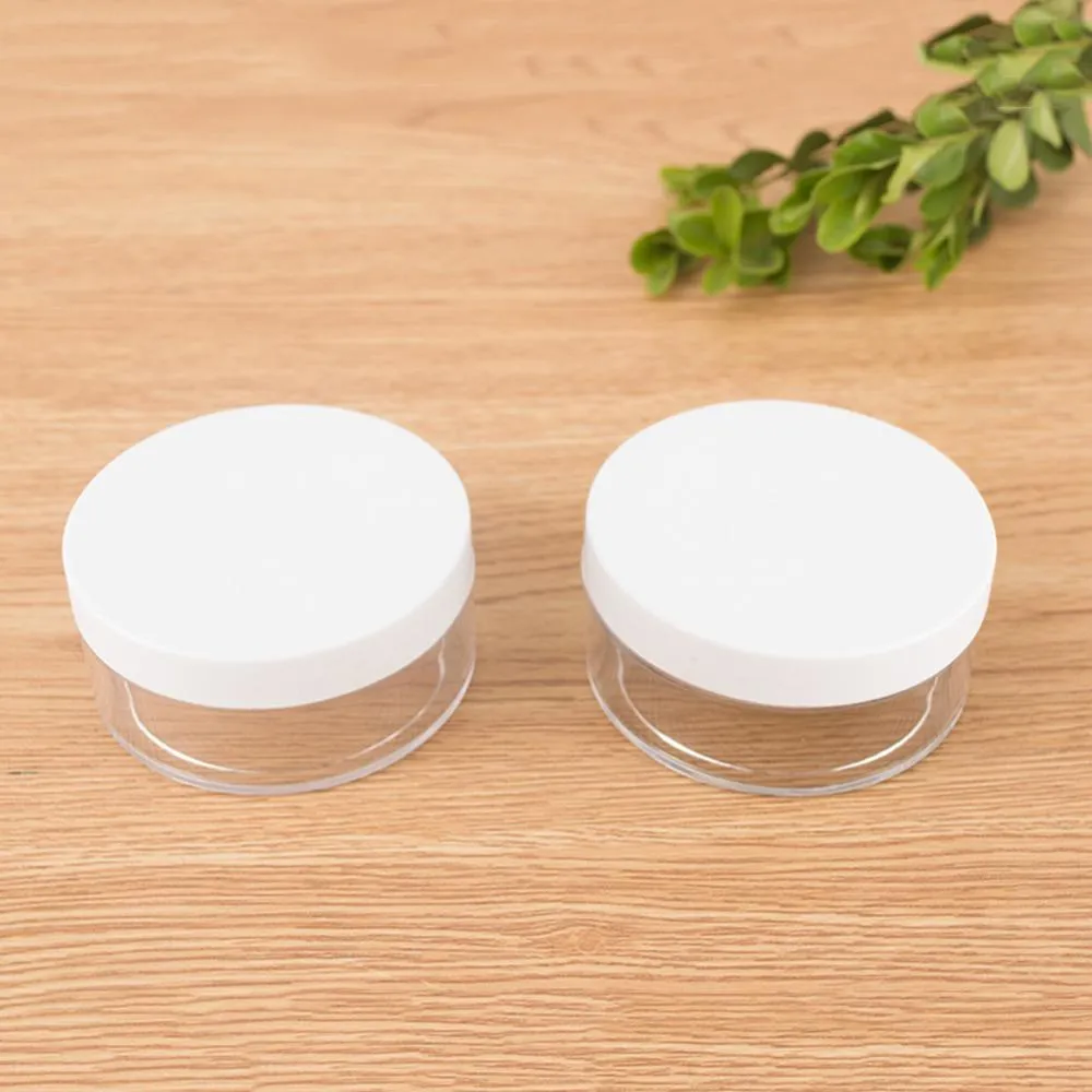 50g Empty Powder Pot with Sifter - 2/Refillable Cosmetic Jars for Loose ...