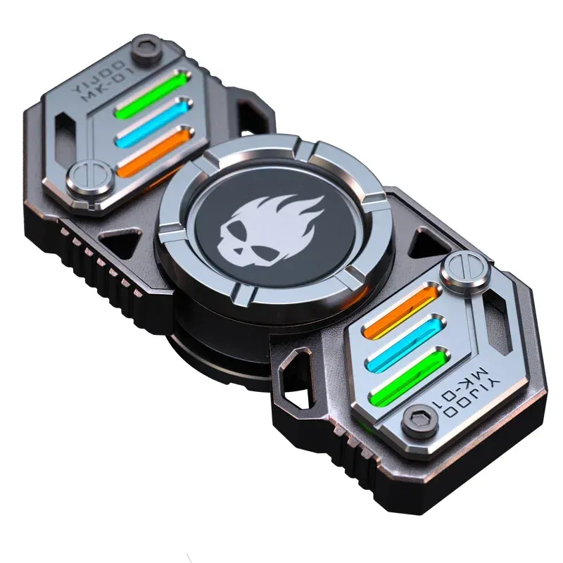 729 Light Effect Combinations Fidget Spinner Metal Toys For Men Roating ...