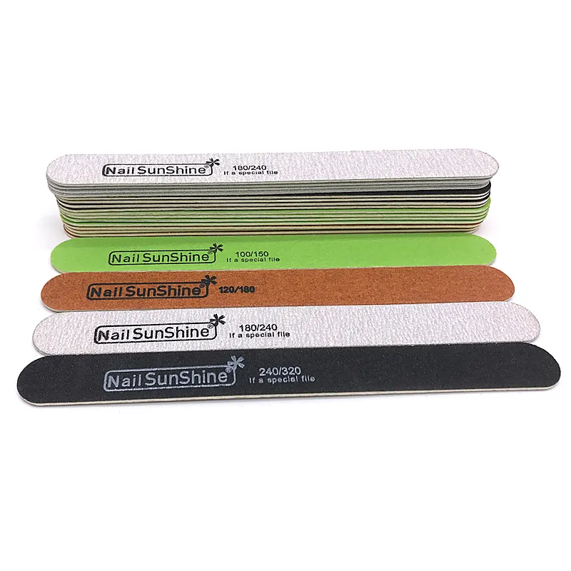 Wooden Nail File Set with 80/100/120/150/180/240/320 Grit Sandpaper for ...