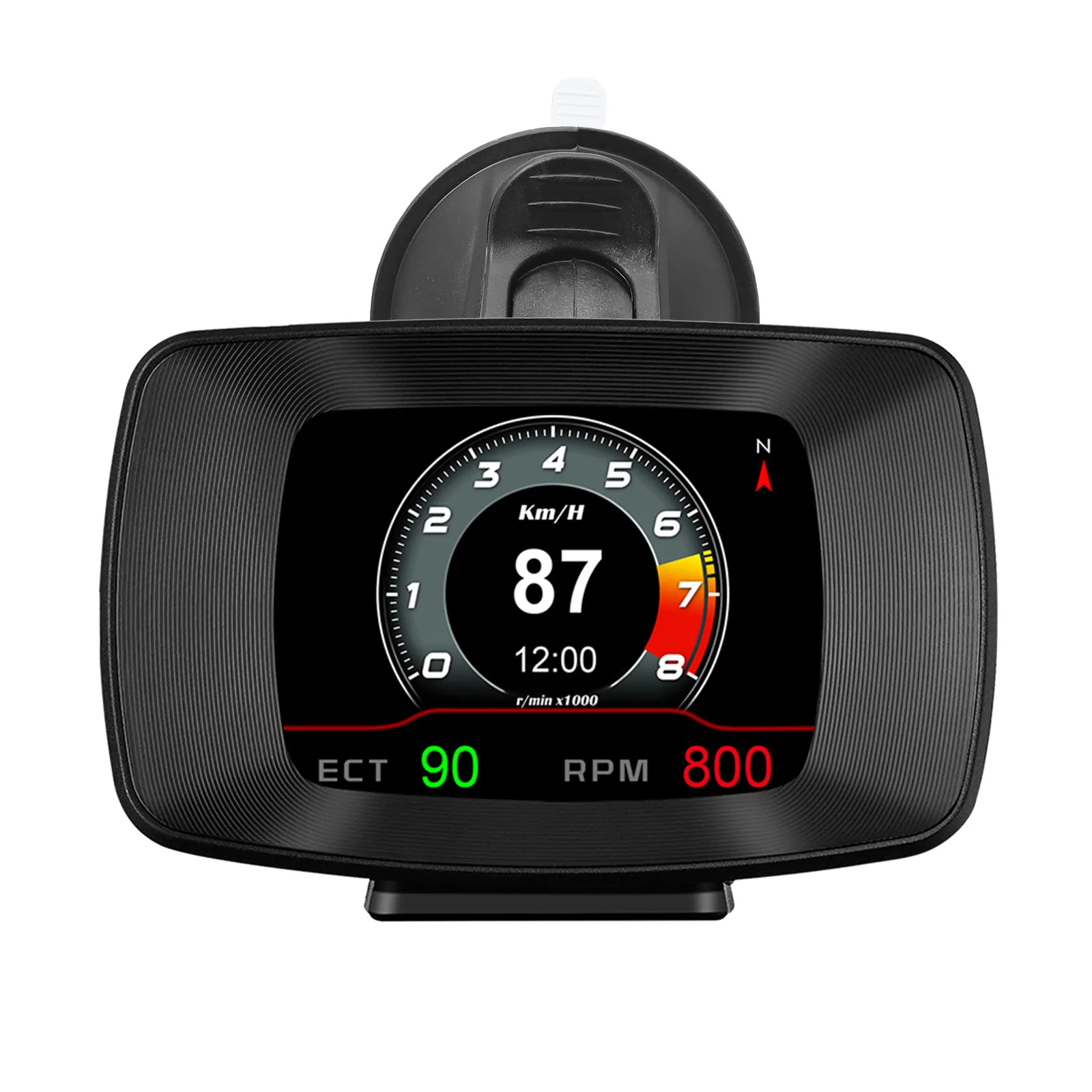 HUD Head-Up DisplayHD P13 Car Display GPS OBD2 Digital Speedometer Auto ...
