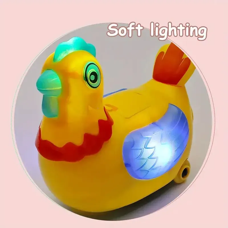 Interactive Musical Montessori Electric Hen Laying Eggs Walking Toy for ...