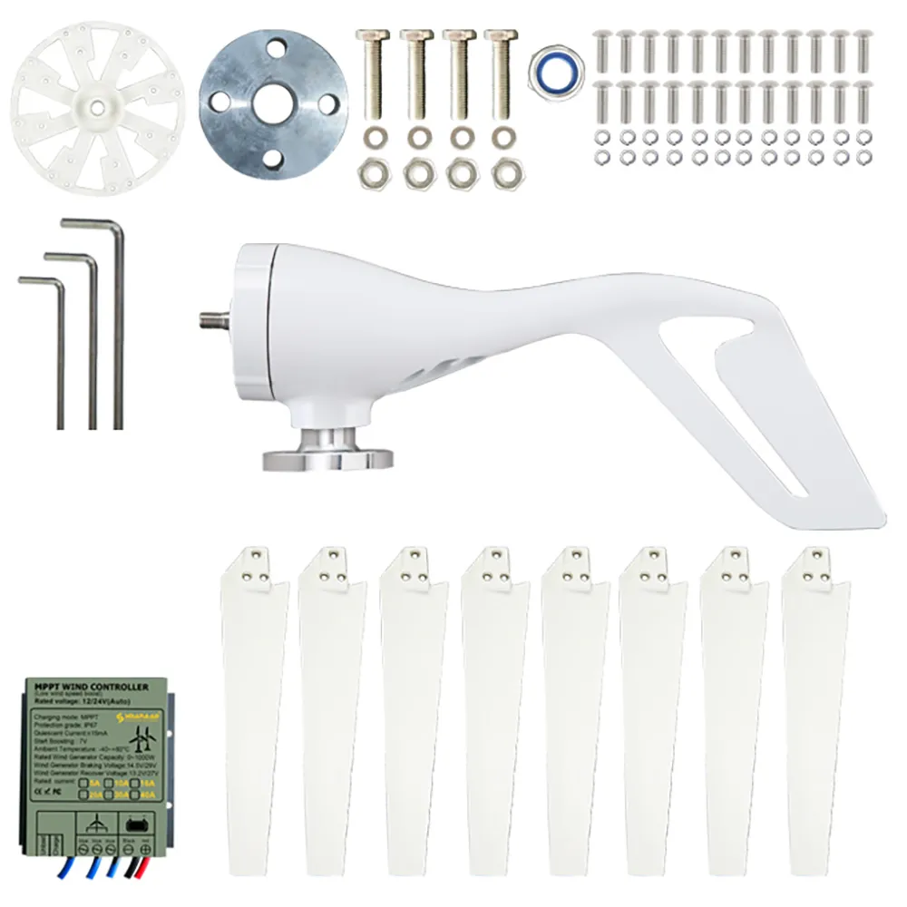 DHgate.com:Horizontal 1000W Wind Turbine Generator, 24V/12V, Strong ...