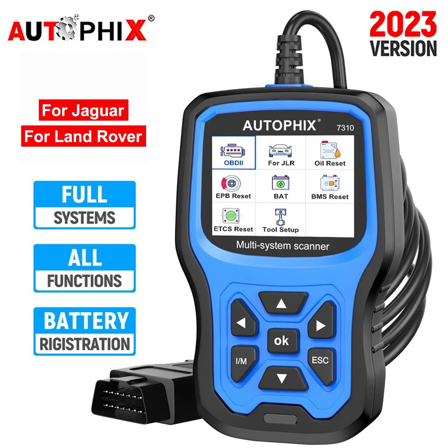 AUTOPHIX 7310 OBD2 Scanner for Land Rover and Jaguar Vehicles After ...