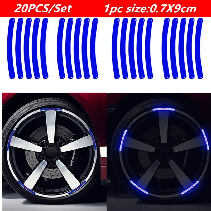 DHgate.com:20PCS Car Wheel Rim Reflective Safety Stickers, Night ...