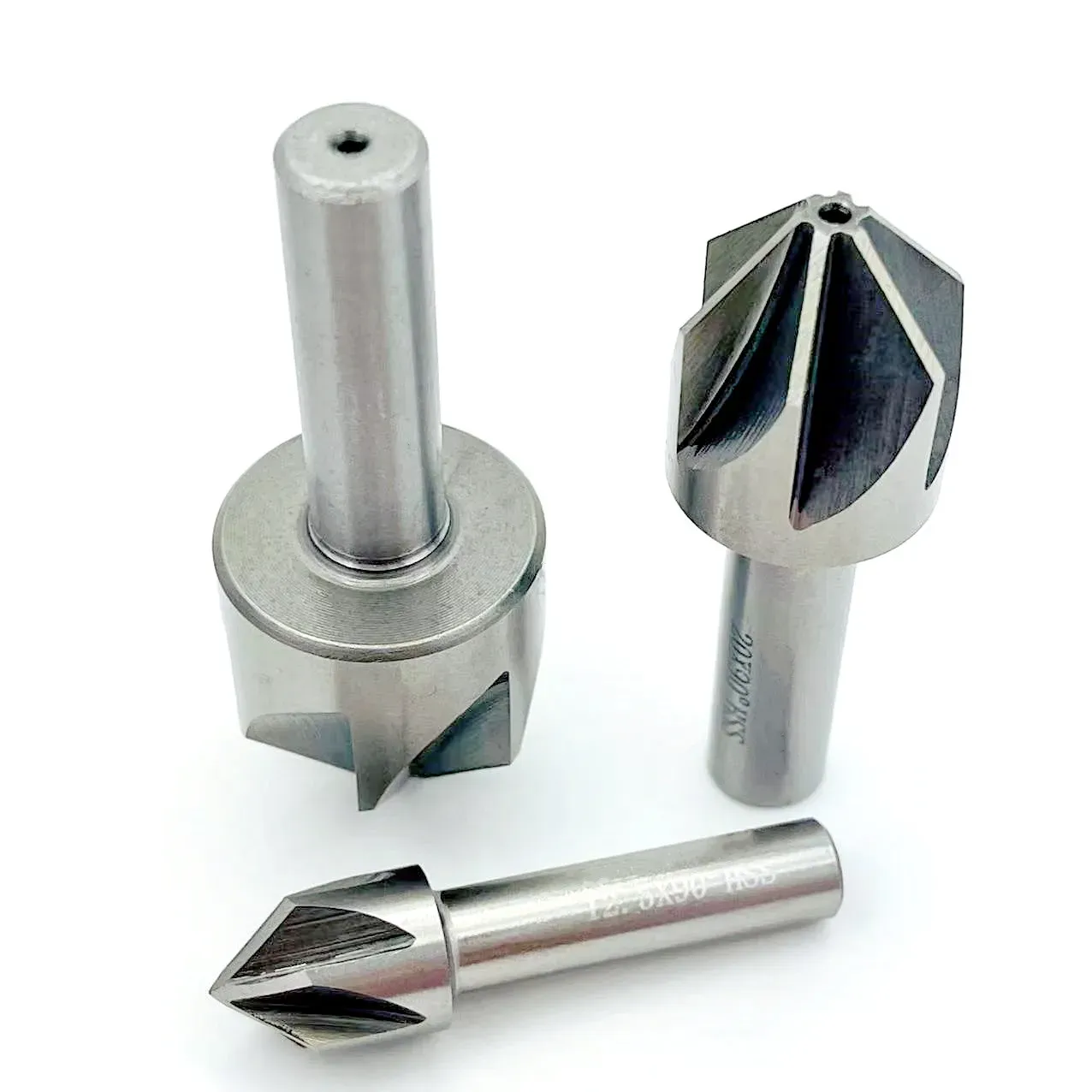 6-50mm HSS Countersink Drill Bit Set, 90 Degree Chamfer, 6/8 Flute 6/8 ...