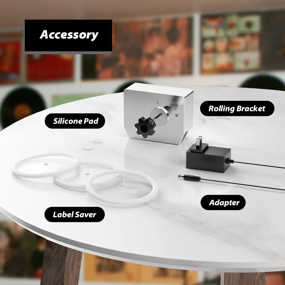 6L Ultrasonic Vinyl Record Washer With Bracket Vinyl Rotating Cleaner ...