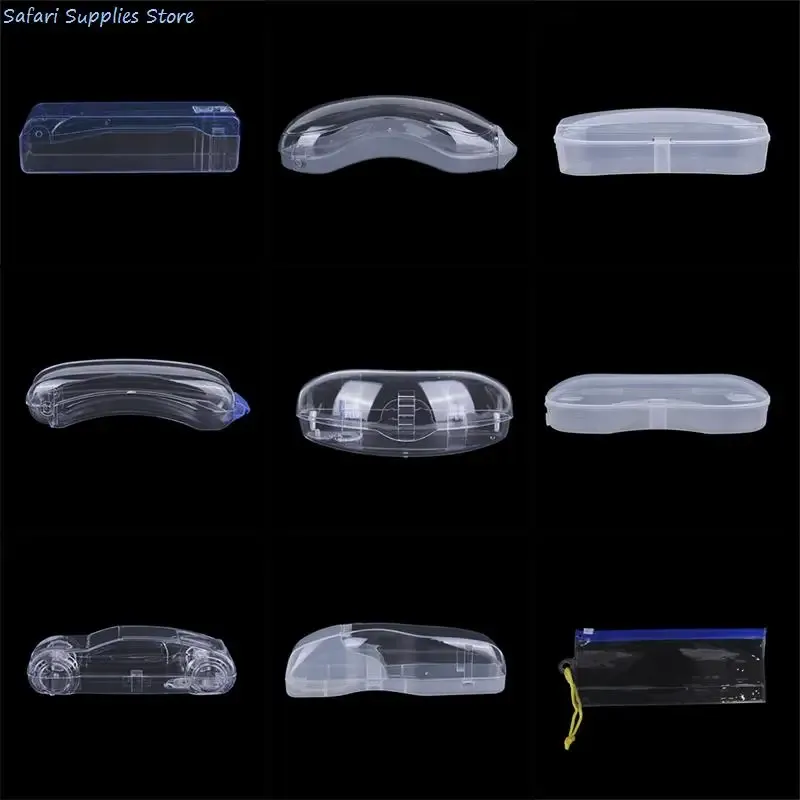 2024 Unisex Portable Swimming Goggle Case Transparent Plastic Box Anti ...