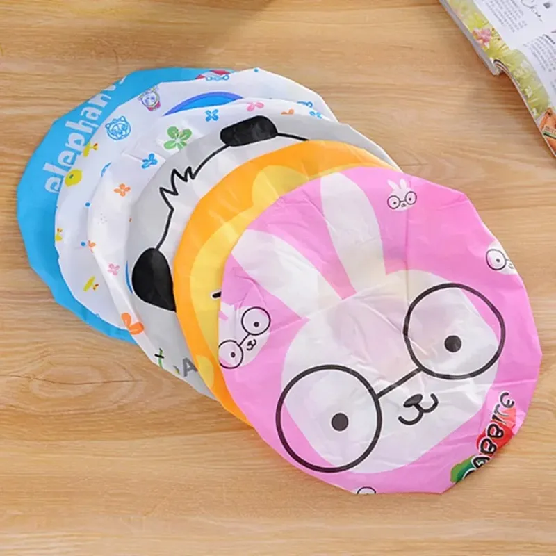 DHgate.com:2024 UpgradedSuper Cute Cartoon Waterproof Reusable Shower ...