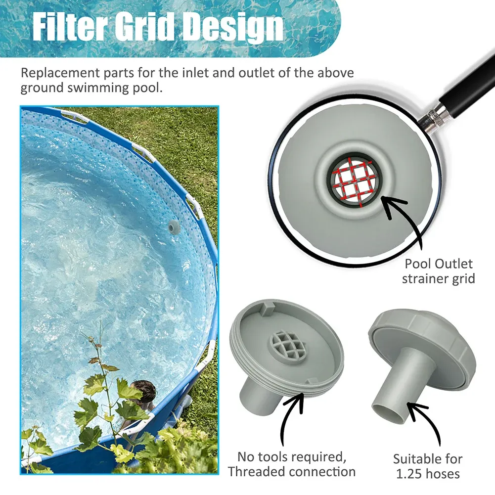 intex pool pump inlet