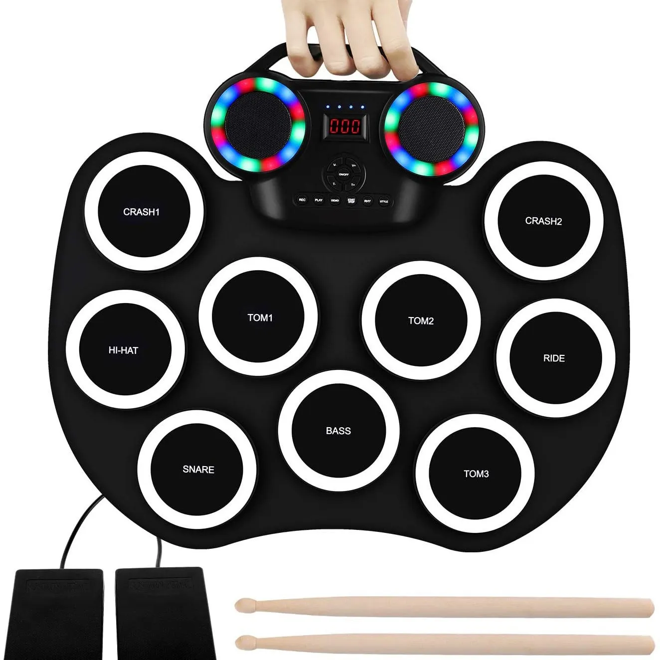DHgate.com:Portable Electronic Drum Set: Roll Your Beats, Anytime ...