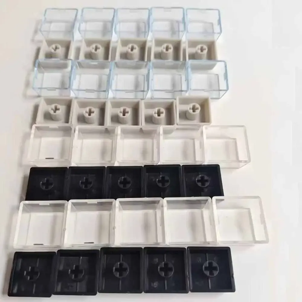 10/Pcs Transparent Keycaps Double Layer Keycaps Removable Paper Clips ...