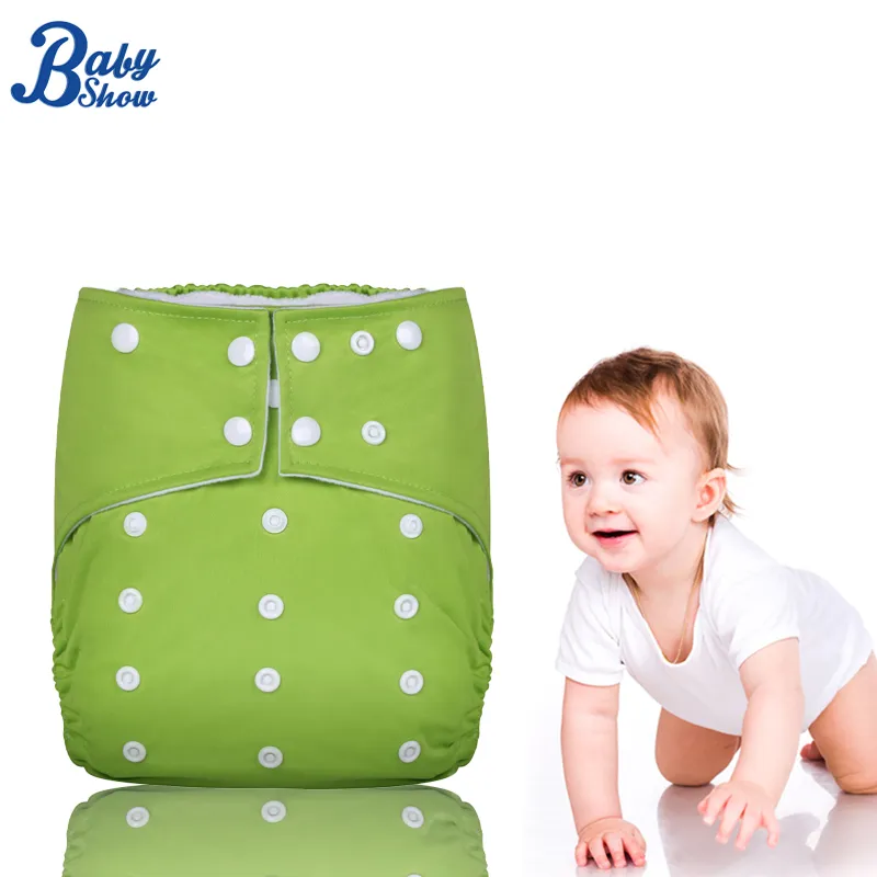 DHgate.com:Reusable Washable Waterproof Solid Color Infant Cloth Diaper ...