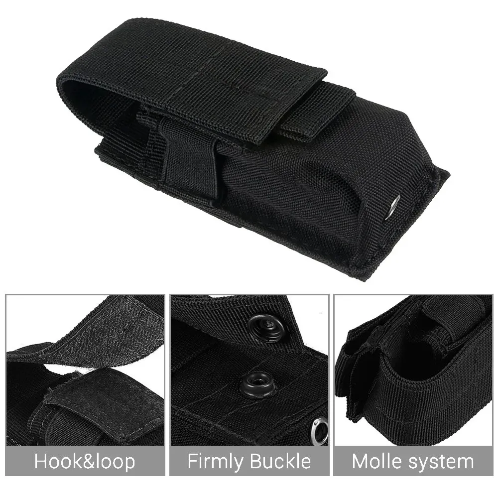 Tactical Molle Utility Pouch for Flashlight Torch, Magazine, Knife, Key ...