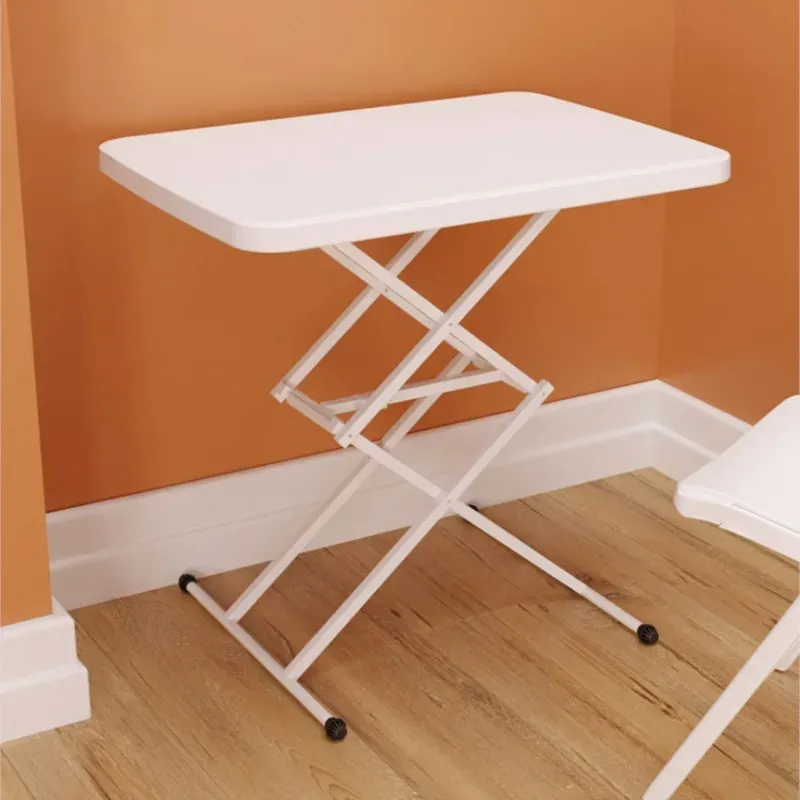 Space Saving Folding Computer Desk Portable Plastic Study Table for Bedside Home Writing