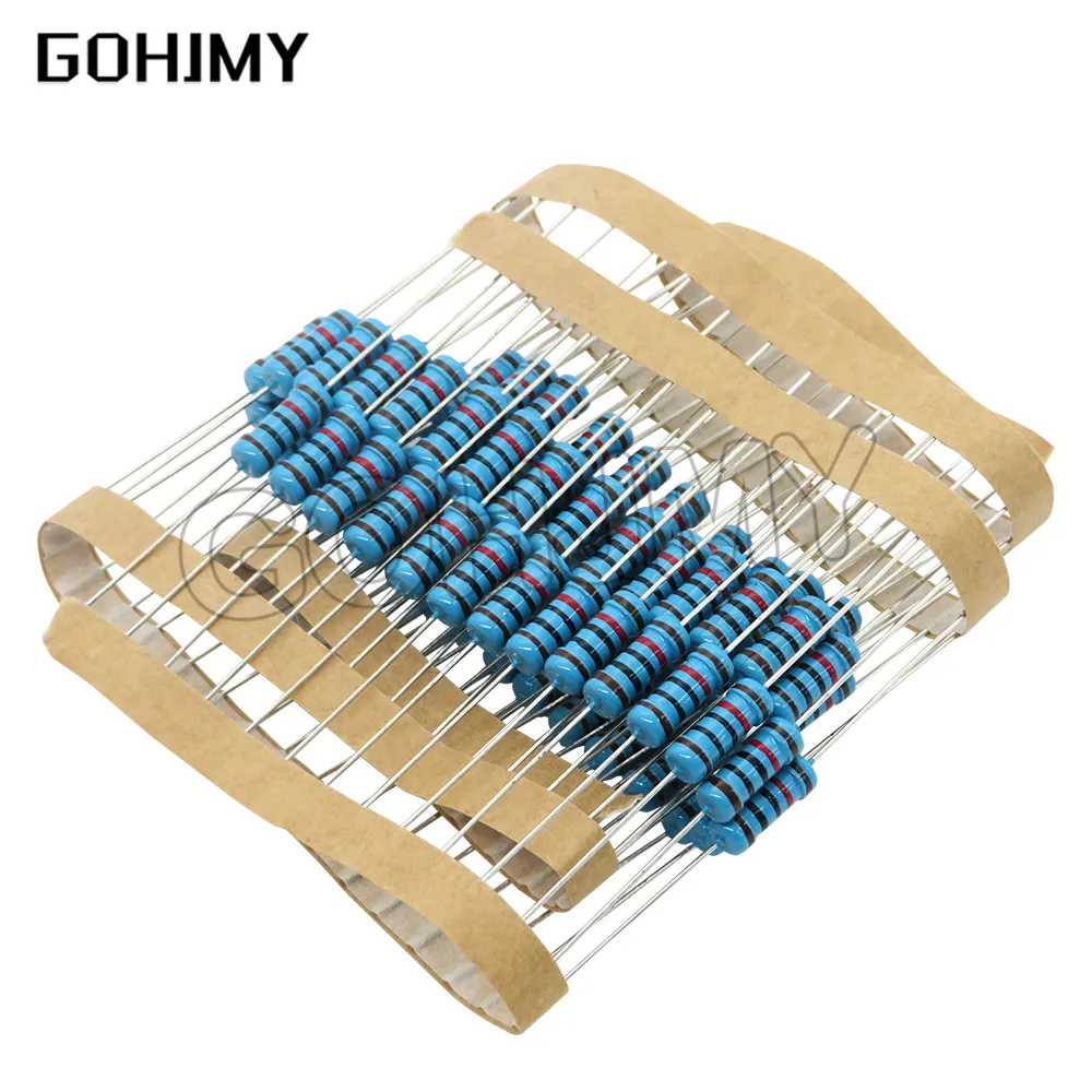 1W Metal Film Resistor 1% Tolerance 1 Ohm to 1 Megaohm Range from ...