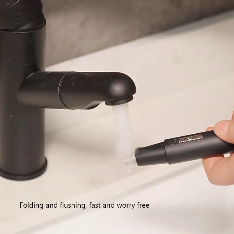 Painless Waterproof Electric Nose Trimmer for Safe Eyebrow, Ear, and ...