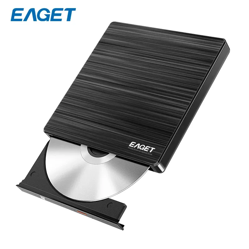 2024 NewestEAGET OD10 Type-C External CD/DVD Drive, Portable DVD ROM/CD ...