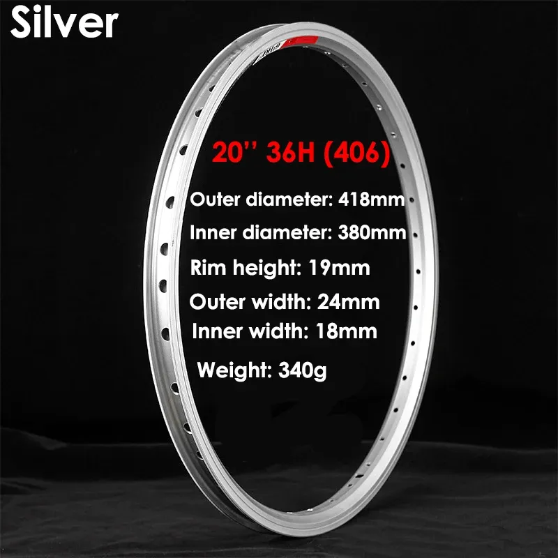 DHgate.com:Electric Bike Rim: 20"x406 Aluminum Alloy Double-Layer ...