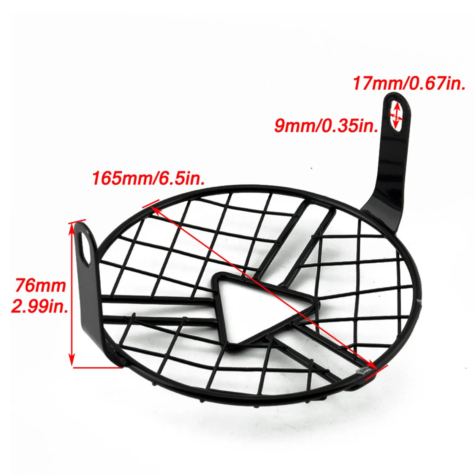 DHgate.com:5" Mesh Grill Guard Headlight Cover - Retro Motorbike ...