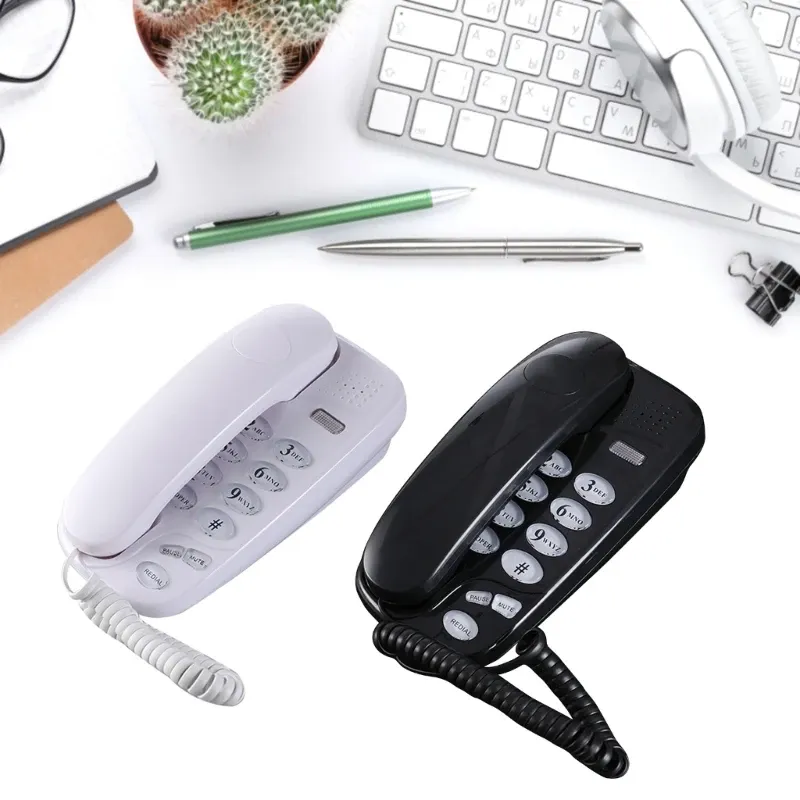 KXT580 Corded Landline Phones Caller ID, Mute, Redial, Call Light Easy ...