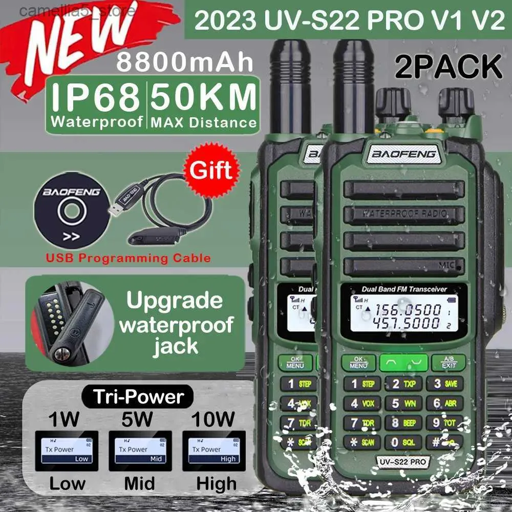 DHgate.com:Waterproof Walkie Talkies 2Pcs - 10W Long Range Two-Way ...