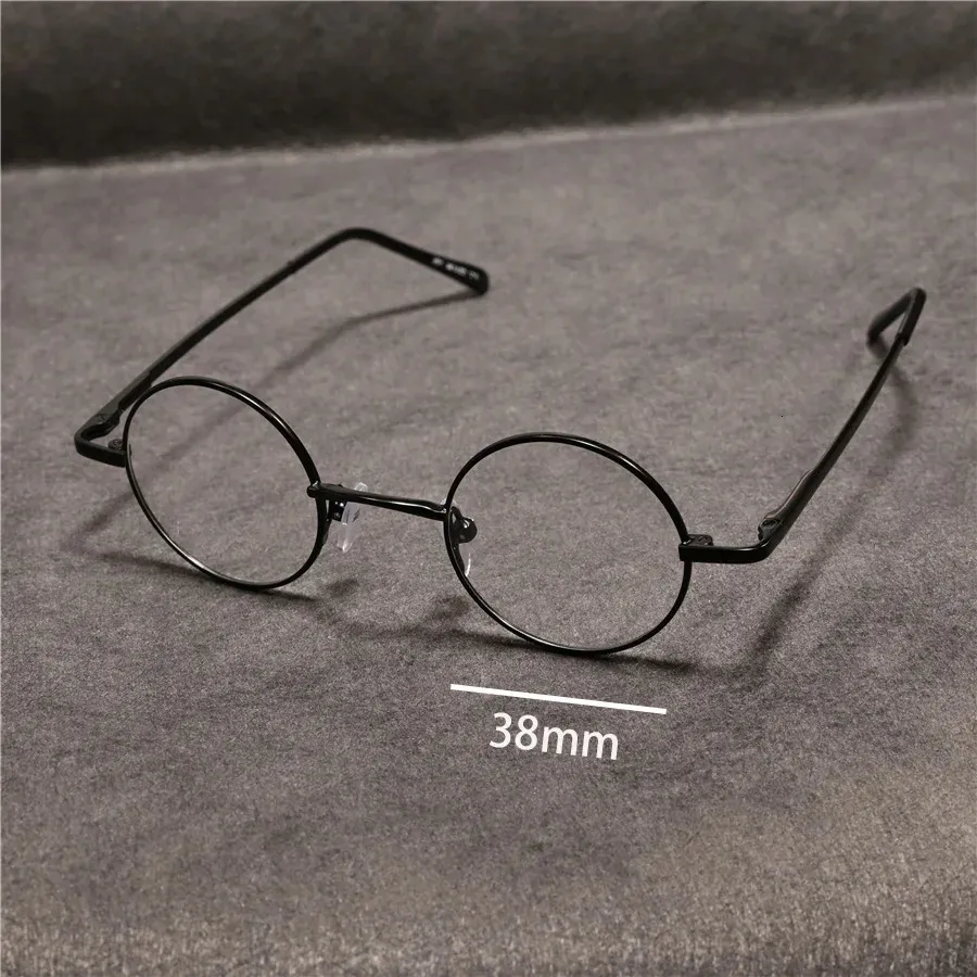 Cubojue Small Round Reading Glasses 38mm Circle Eyeglasses Frames Male ...