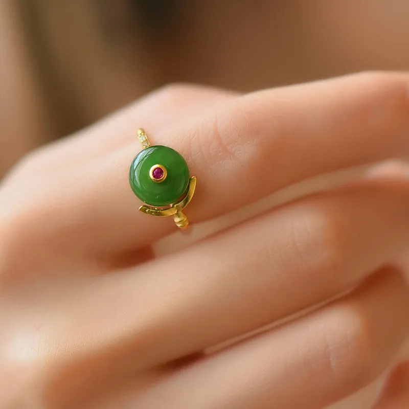 DHgate.com:Exquisite Antique Hetian Jade Square Ring: Elegance for ...