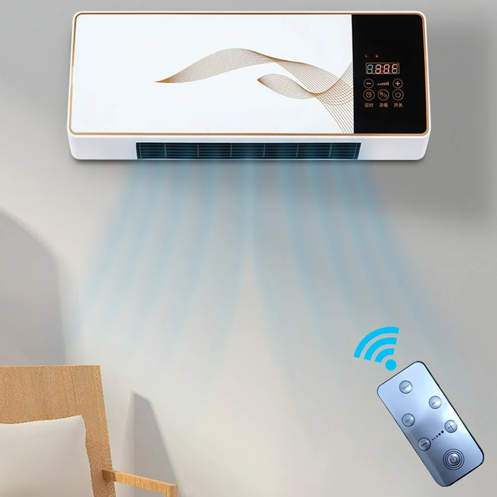 DHgate.com:Wall-Mounted Electric Space Heater: Remote Control, Timer ...