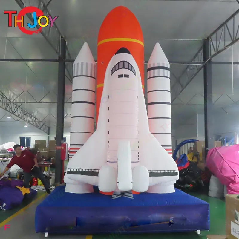 Large Inflatable Spacecraft With Rocket Base Giant Custom Inflatables ...